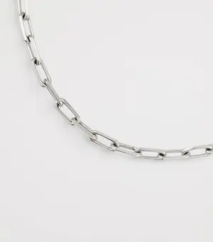 Cartier Santos De Chain Necklace In White Gold