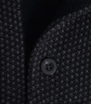 Vince Wool-blend Jacquard Polo Shirt