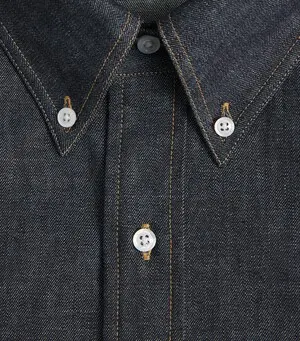 Thom Browne Denim Armband Shirt