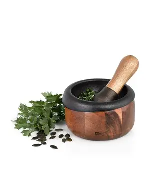 ADHOC Wood Crush Pestle And Mortar