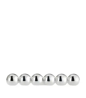 Christofle Set Of 2 -plated Perles Knife Rest