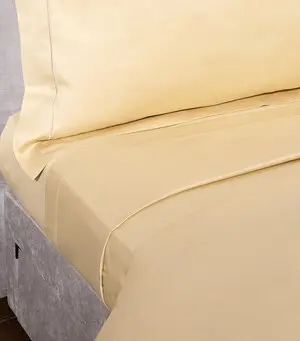 CELSO DE LEMOS Bourdon Super King Flat Sheet - Neutral