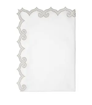 PRATESI Marrakesh King Flat Sheet - Silver