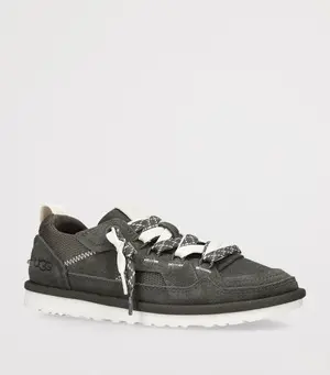 UGG Minimel Suede Lace-up Sneakers - Grey