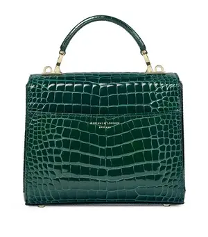 ASPINAL OF LONDON Midi Mayfair Top-handle Bag - Green
