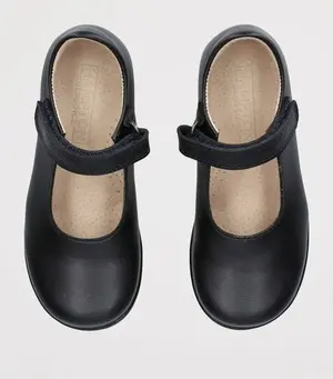 Trotters Emily Leather Mary Jane Shoes - Navy