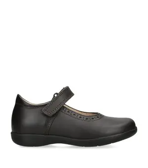 Trotters Emma Leather Mary Jane School Shoes - Brown