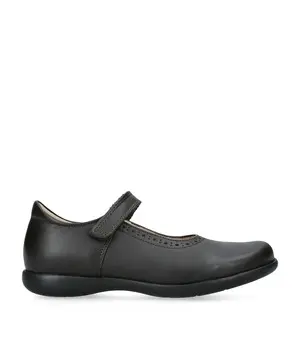 Trotters Leather Emma School Shoes - Brown