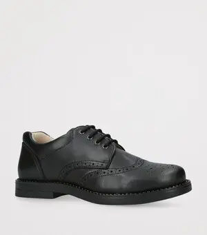 Trotters Hamish Leather School Shoes