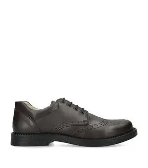 Trotters Hamish Leather Brogues - Brown