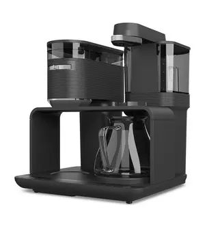 MELITTA Epos Chrome Coffee Machine With Grinder - Silver