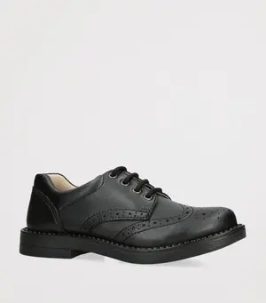 Trotters Hamish Leather Brogue School Shoes