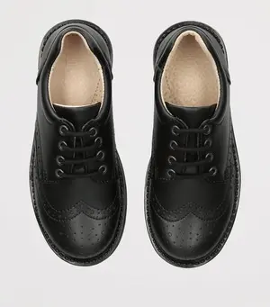 Trotters Hamish Leather Brogue School Shoes