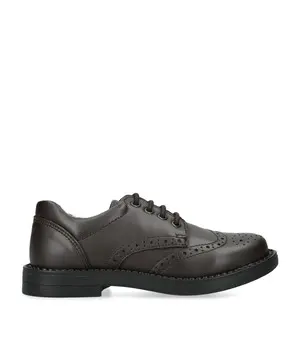 Trotters Hamish Leather Lace-up Brogues - Brown