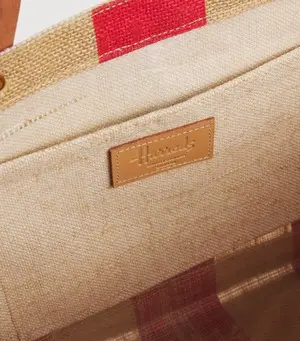 Harrods Small Canvas Stripe Knightsbridge Shopper Bag