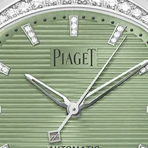 PIAGET Stainless Steel And Diamond Automatic Watch