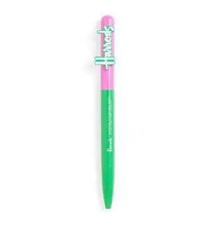 Harrods Logo Topper Ballpoint Pen - Pink