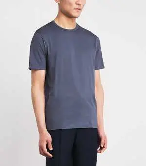 Sunspel Supima Cotton Classic T-shirt - Navy