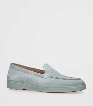 Santoni Suede Loafers