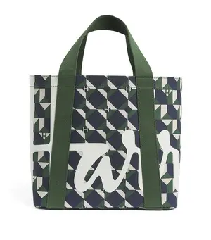 Harrods Mini Geometric Logo Tote Bag - Green