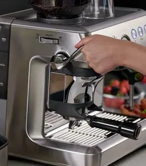 SAGE The Barista Express Impress Coffee Machine - Silver