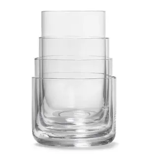 AARKE Crystal Nesting Tumblers - Clear
