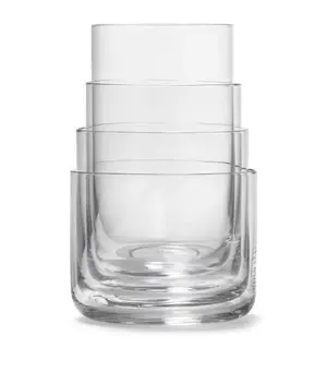 AARKE Crystal Nesting Tumblers - Clear