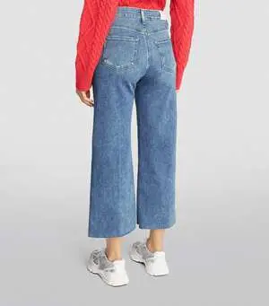 Paige Anessa High-rise Wide-leg Jeans