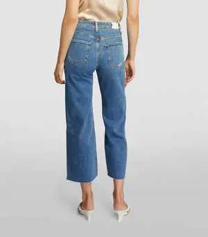 Paige Anessa High-rise Wide-leg Jeans