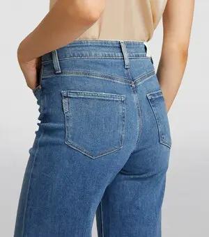Paige Anessa High-rise Wide-leg Jeans
