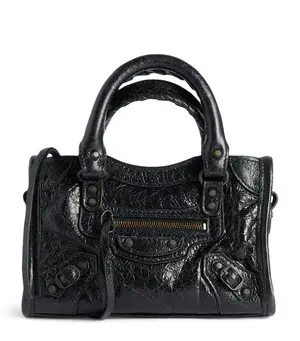 Balenciaga Nano Le City Top-Handle Bag Black