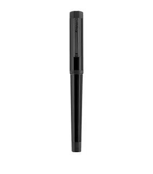 MONTEGRAPPA Palladium-trim Otto Fountain Pen - Black