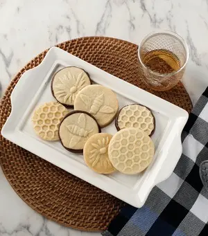 NORDICWARE Honey Bee Cast Cookie Stamps