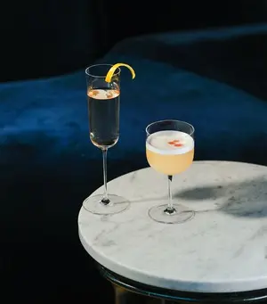 RICHARD BRENDON Set Of 2 Nick & Nora Cocktail Glasses - Clear