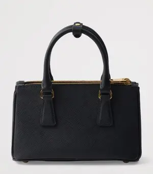 Prada Galleria Mini Top-handle Bag - Black