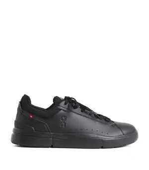 On The Roger Advantage Leather Sneakers - Black