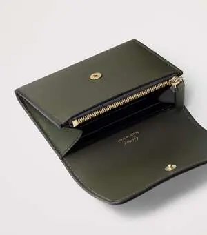 Cartier Mini Leather Panthère De Wallet - Green