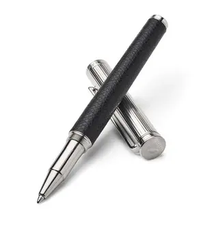 ASPINAL OF LONDON Leather Rollerball Pen