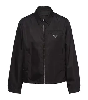 Prada Re-nylon Triangle Jacket - Black
