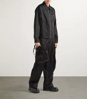Prada Re-nylon Triangle Jacket - Black