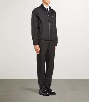 Prada Re-nylon Triangle Jacket - Black