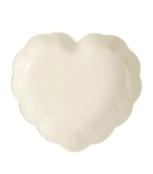 EMILE HENRY Ceramic Madeleine Heart-shaped Baking Dish - Neutral