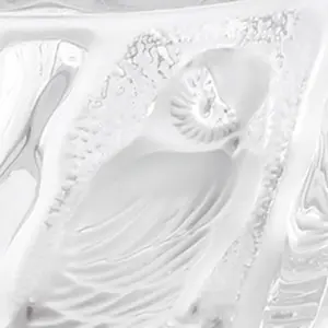 Lalique La Owl Crystal Decanter