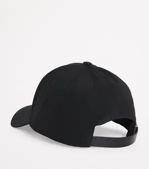 Moose Knuckles Cotton Logo Baseball Cap - Black