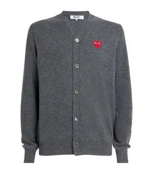 Play Comme Des Garcon Frill Cardigans For Men