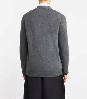 Play Comme Des Garcon Wool Heart Cardigan