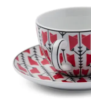 Prada Porcelain Cappuccino Cup And Saucer
