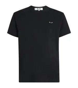 Play Comme Des Garcon Heart Logo T-shirt - Black