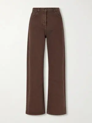 THE ROW Finbar High-rise Jeans - Brown