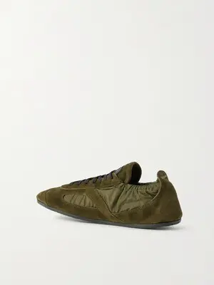 Proenza Schouler Suede And Nylon Lace-up Sneakers